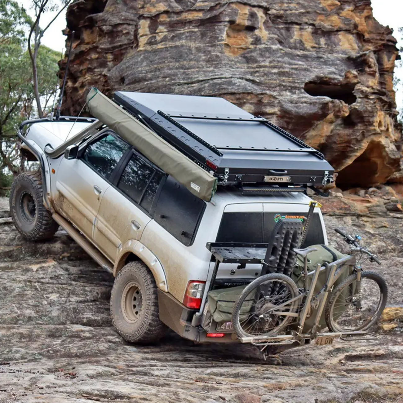 iSi Two Bike Carrier + Vehicle Mount System – Melbourne Rooftop Tents